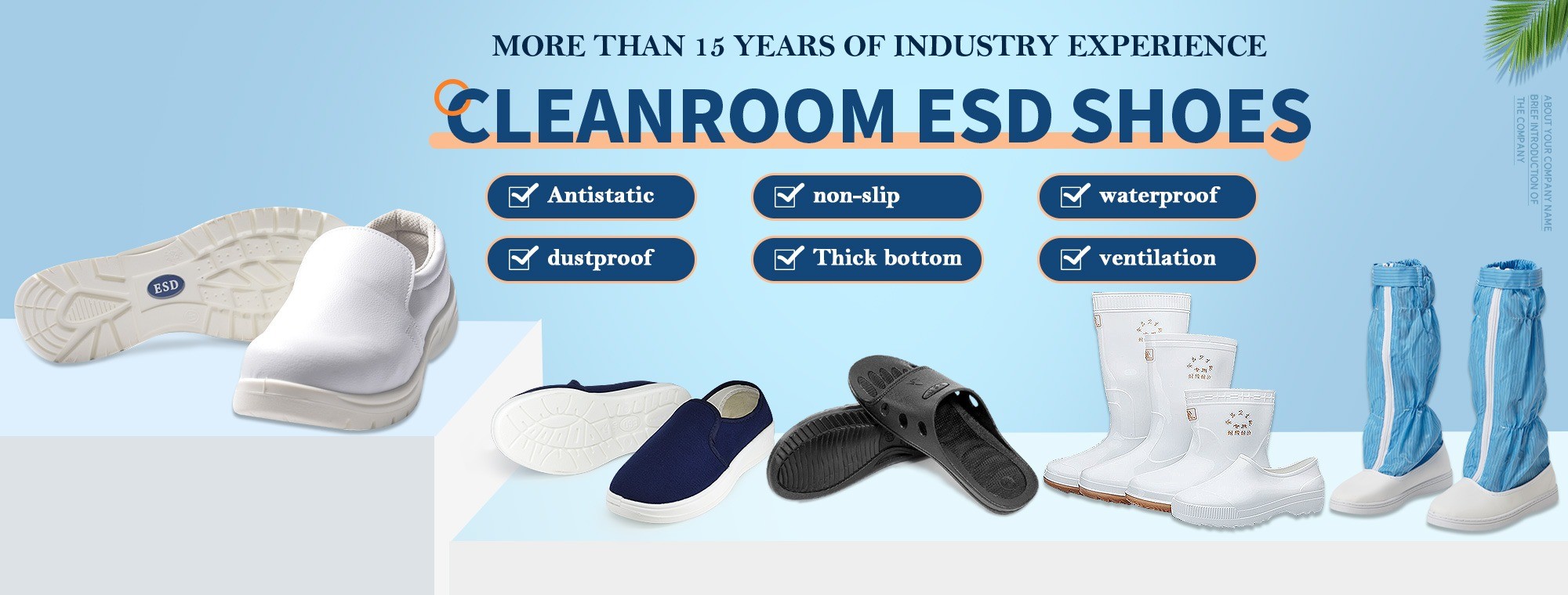Kualitas Pakaian Anti Statis & Sepatu Anti Statis pabrik dari Cina