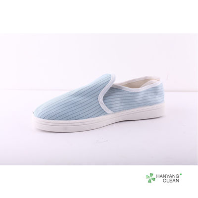 Blue Dual Density PVC Sole Cleanroom Sepatu ESD Antistatik